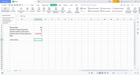 How To Use Future Value Function In Excel Wps Office Academy