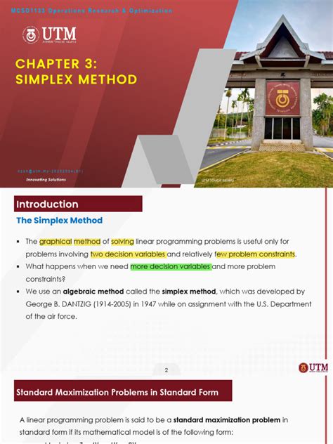 chapter 3 simplex method pdf