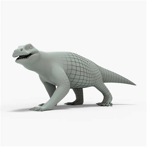 Simosuchus Rigged Basemesh 3d Model Creaturesguard