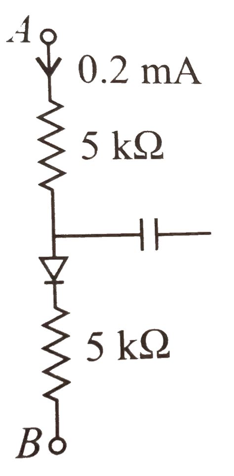 In The Circuit If The Forward Voltage Drop For The Diode Is 0 5 V Th