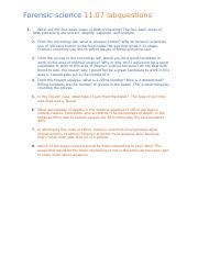 What Are The Four Basic Steps Of DNA Processing Docx Forensic Science 11 07 Labquestions 1