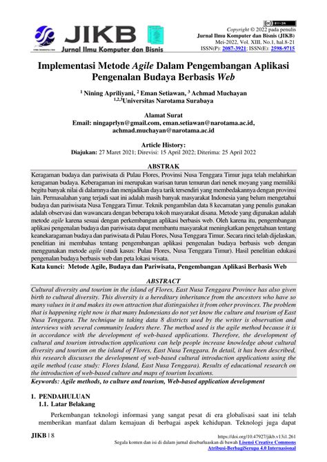 pdf implementasi metode agile dalam pengembangan aplikasi pengenalan