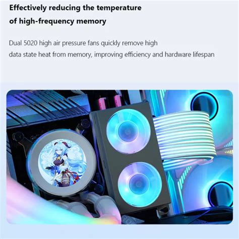 Heat Cooler Radiator Ddr4 Ddr5 Cooler Aura Sync For Computer Black No Hole Eur 24 59 Picclick Fr