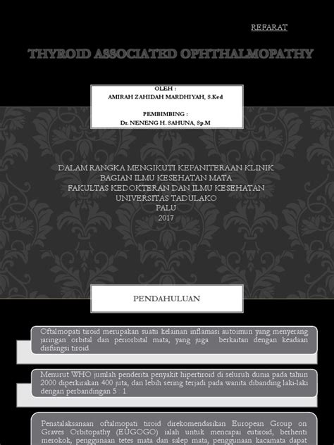 Thyroid Associated Ophthalmopathy Pdf