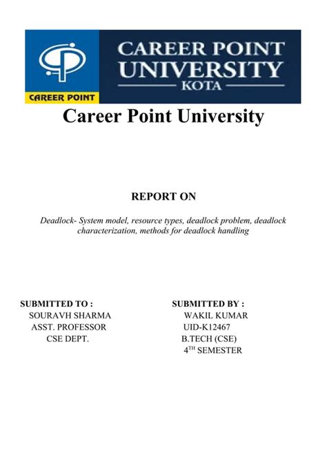 Deadlock System Model Resource Types Deadlock Problem Deadlock Characterization Methods For