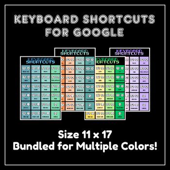 Google Keyboard Shortcuts Bundle By Tim Cook TPT