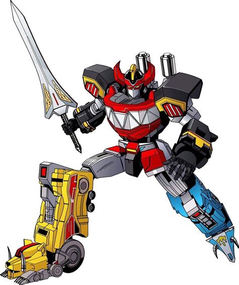Megazord Power Rangers And 1 More Drawn By Danmora And Kathlobo