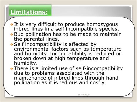 Self Incompatibility Ppt