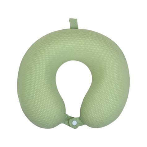 Harlier Travel Pillow Ice Silk Memory Foam U Shaped Neck Pillow Super Lightweight Portable