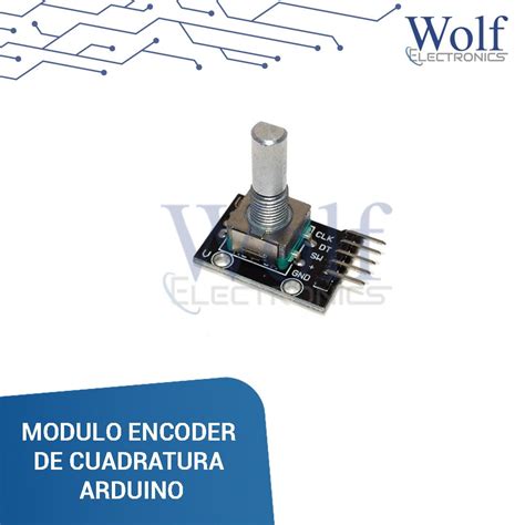 Modulo Encoder De Cuadratura Arduino 33v Wolf Electronics Wolf