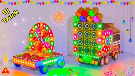 Diy Mini Road Light Dj Ganesh Gauri Puja Dj Truck New Kaali Radha