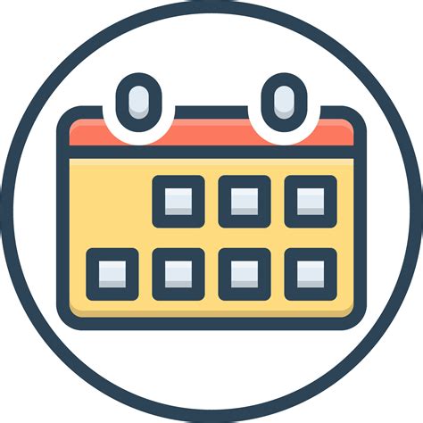 Color Icon For Month 27535341 Vector Art At Vecteezy