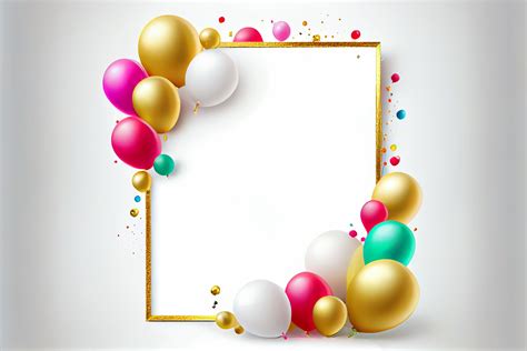 Birthday Background Frame Image