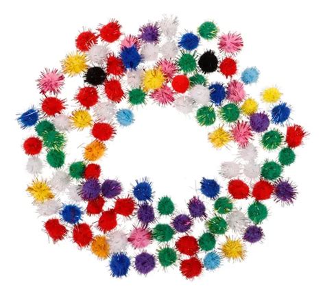 1000 Pompones Pequeños Para Manualidades Bolas De Pompones Meses Sin