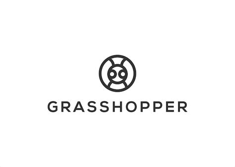 Premium Vector Grasshopper Logo Design Vector Illustration