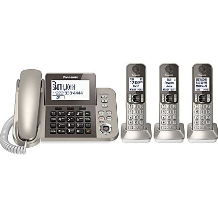 Panasonic DECT Expandable Cordless Phone With Digital Answering Machine KX TGF N Office