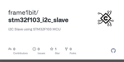 GitHub Frame Bit Stm F I C Slave I C Slave Using STM F MCU