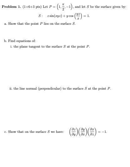 Problem 1 1 6 3 pts Let P 1 2π 1 and let S be Chegg com