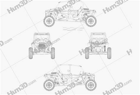 Polaris Rzr Turbo S4 2021 Blueprint