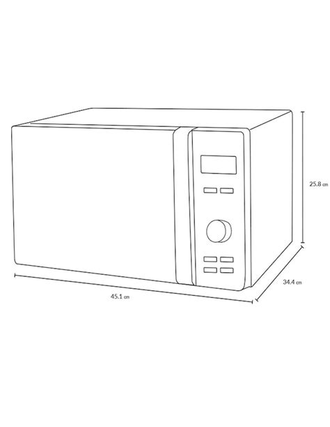 Horno De Microondas Convencional Winia Modelo Kos 61hw 0 7 Pies Cúbicos 4