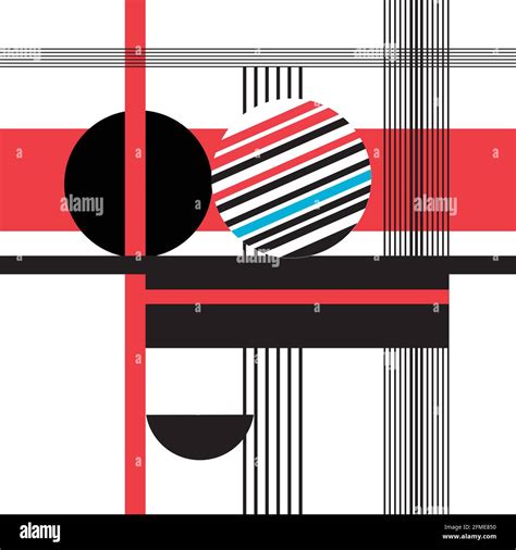 Abstract Multi Colored Background Of Geometric Objects An Example Of An Unusual Abstraction