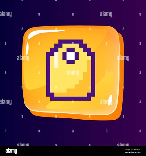 Price Tag Glossy Ui Button With Pixelated Color Icon Stock Vector Image Art Alamy