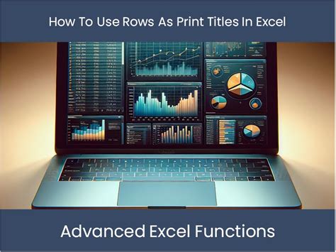 Excel Tutorial How To Use Rows As Print Titles In Excel
