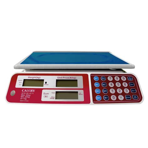 Báscula Comercial Camry Acs De 30 Kilos Básculas Electrónicas
