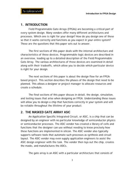 SOLUTION Introduction To Cpld And Fpga Design Studypool