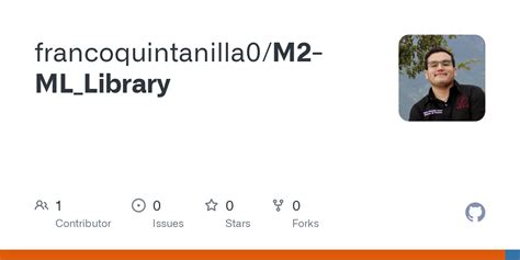 Github Francoquintanilla0m2 Mllibrary