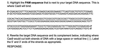 Solved 5 Highlight The Pam Sequence That Is Next To Your