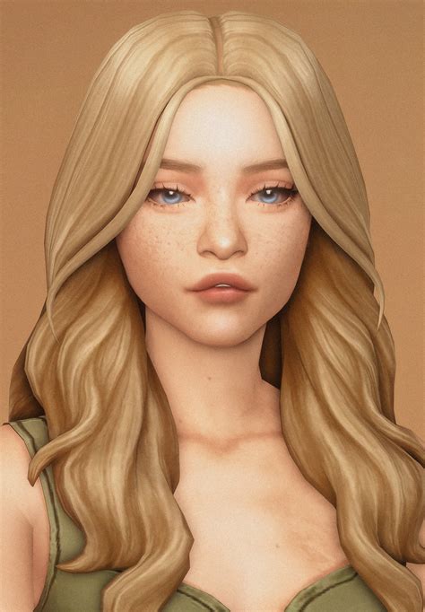 Cassie Hair Coiffures Sims 4 Par Dogsill