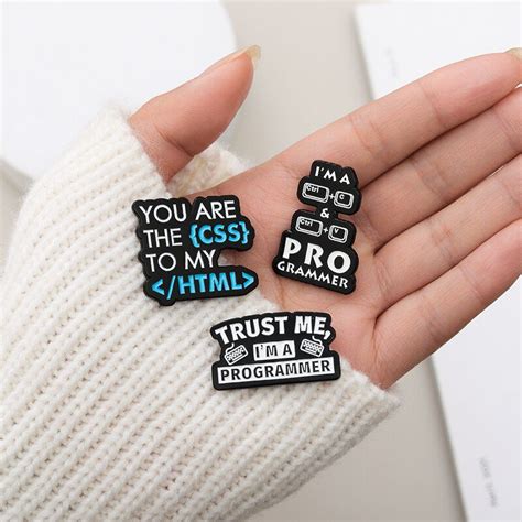 Trust Me Im A Programmer Enamel Pin Distinct Pins