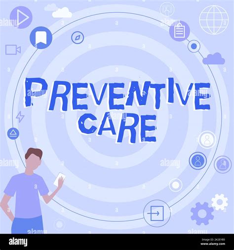 Sign Displaying Preventive Care Concept Meaning Health Prevention