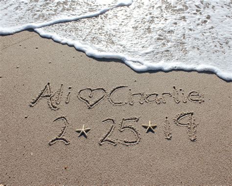 Beach Writing Names In The Sand Beach Photo Custom Beach Etsy