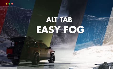 Blender插件 大气雾生成插件 Alt Tab Easy Fog 2 Cgais