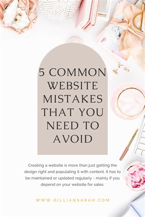 Common Website Mistakes That You Need To Avoid