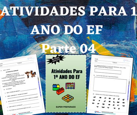 Atividades Para Ano Do Ef Parte Professor Preparado