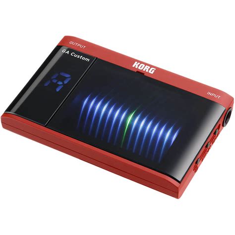 Korg GA Custom Chromatic Tuner - Limited Edition Red | Rich Tone Music