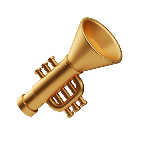 Music Object Trumpet Illustration D PNG