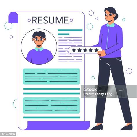 인사 담당자 채용 채용 프로세스 구직자 이력서 구인 후보자 채용 프로세스 흰색 배경에 평면 벡터 그림 개념에 대한 스톡 벡터 아트 및 기타 이미지 Istock