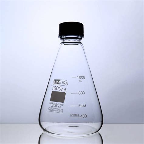 Erlenmeyer Flask Gl 45 Screw Cap 1000 Ml Umura