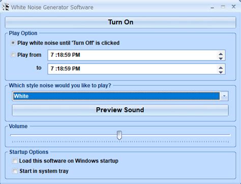 white noise generator software