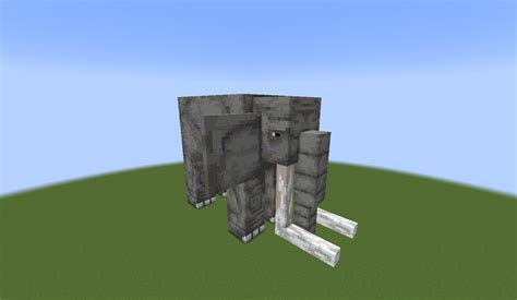 Made This Build Of Elephant From Alex Mobs Mod Rfeedthebeast