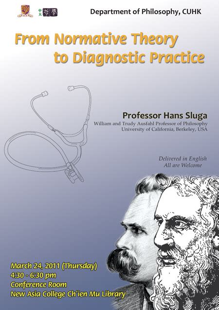 From Normative Theory To Diagnostic Practice Philosophy Department Cuhk