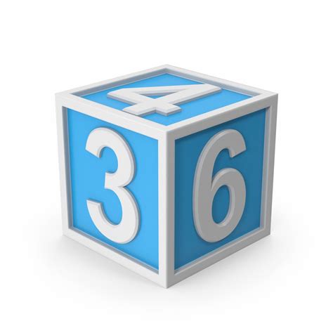 Number Cube 3d Model Turbosquid 2241616