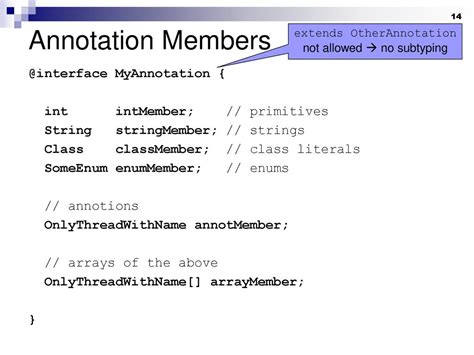 java annotations for invariant specification ppt download