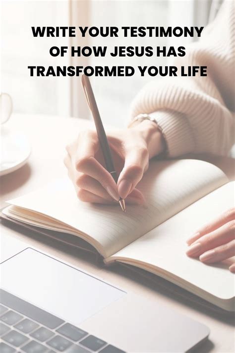 How To Write Your Testimony Worksheet