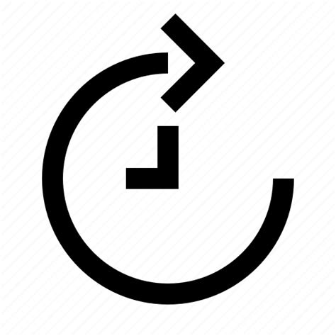 Clock Clockwise Interface Multimedia Ui User Ux Icon Download On Iconfinder