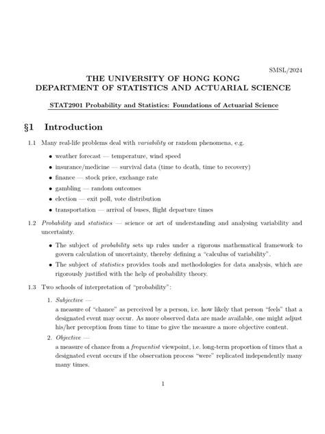 P1 Introduction P2 Combinatorial Probability Pdf Probability